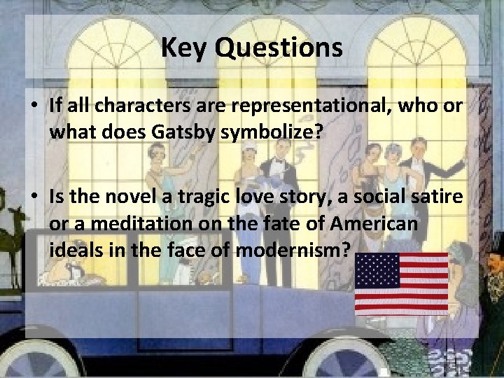 The Great Gatsby F Scott Fitzgerald Context AO