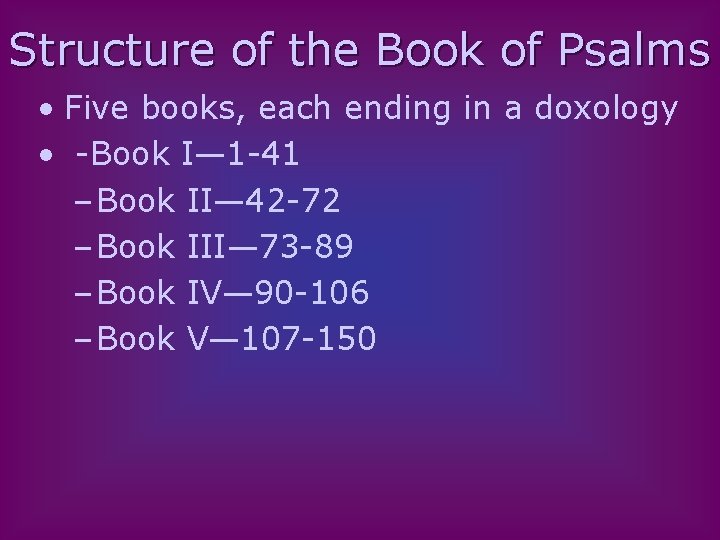 Psalms What is the Book of Psalms Hymnbook