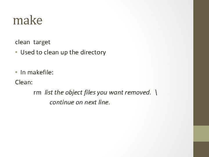 Makefile M A Doman Compiling Multiple Objects Card