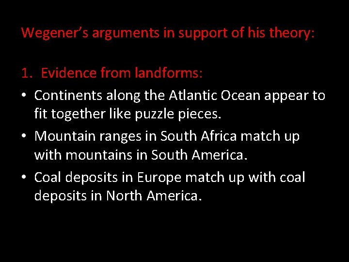 Plate Tectonics Unit LO Describe forces that shape