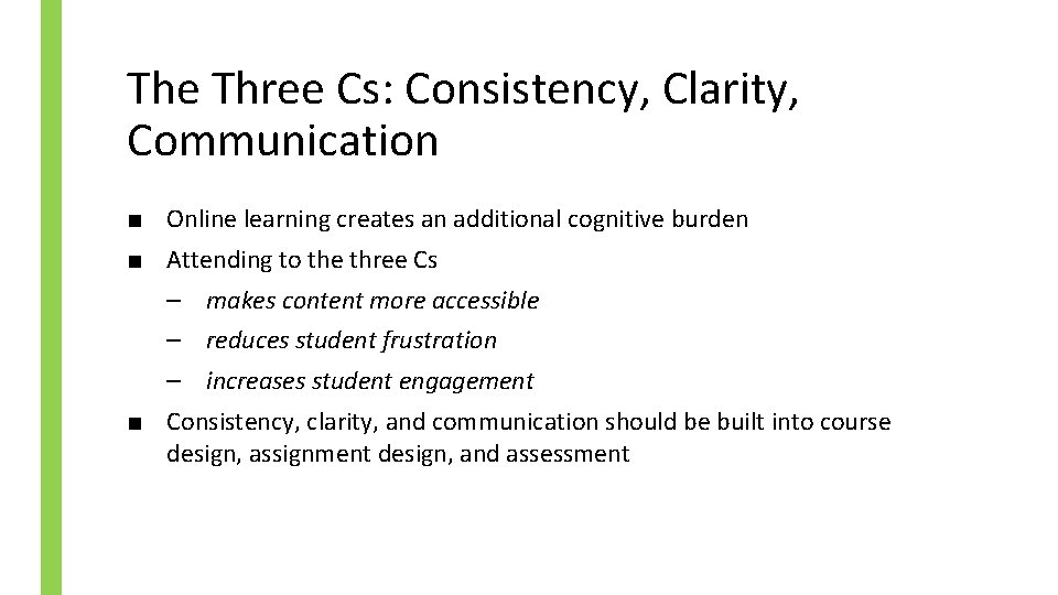 BEST PRACTICES IN ONLINE COURSE AND ASSIGNMENT DESIGN