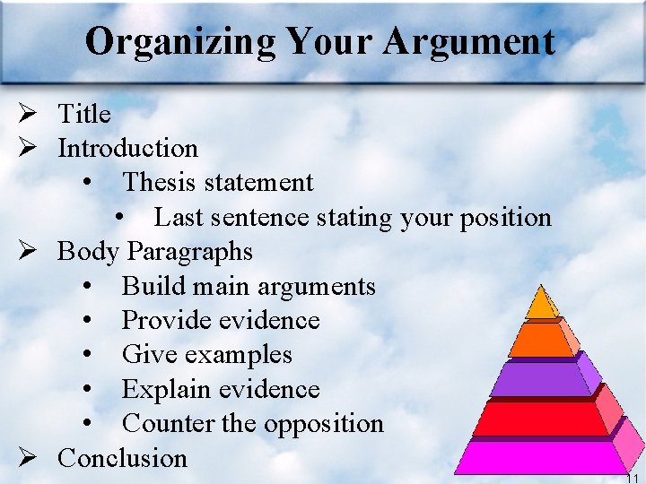 Argumentative Writing Modified from Anca THummel NBCTAYAELA ...