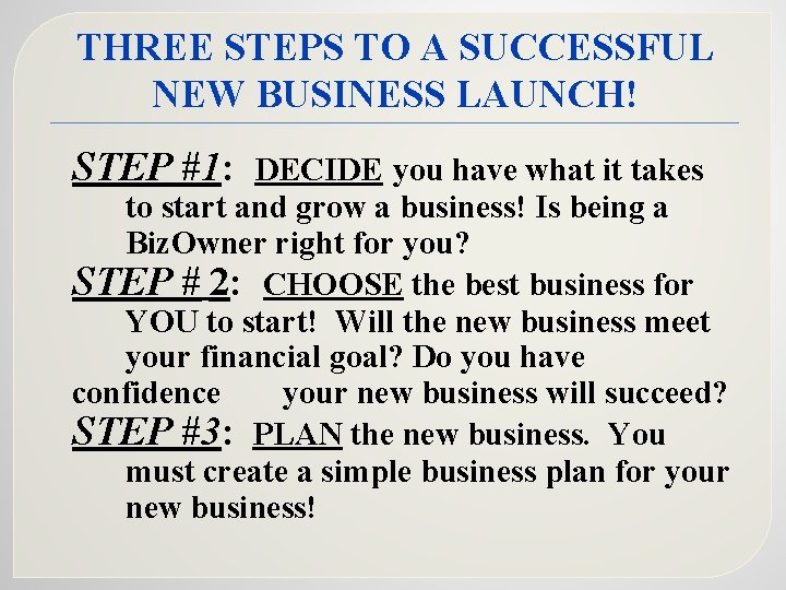 START A BUSINESS 1 2 3 SHIFT FORUM