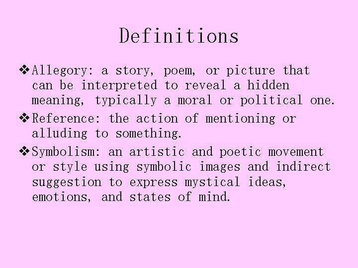 ANIMAL FARM Historical references symbolism and allegory Definitions
