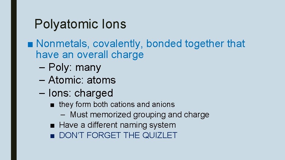 BASICS OF BONDING Types of Bonding Bonds how