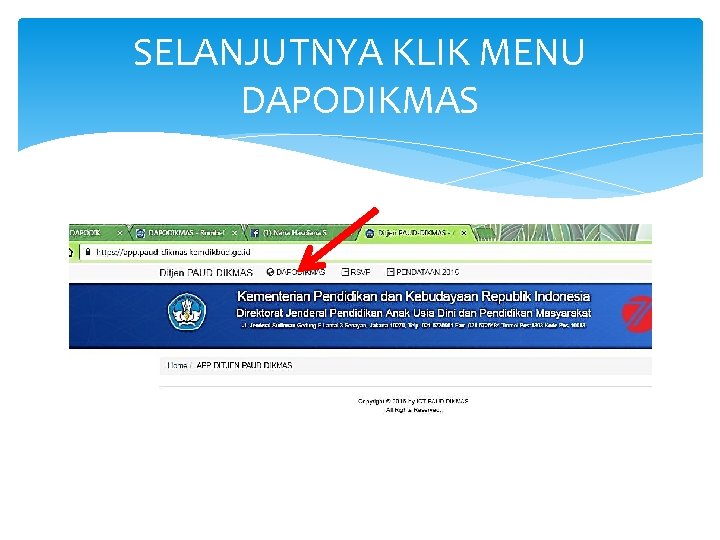 PEMAHAMAN APLIKASI DAPODIKMAS LEMBAGA PKBM DAN LKP KABUPATEN