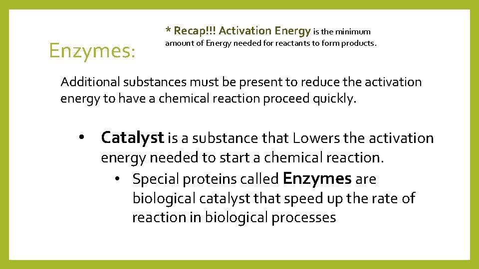 CHEMISTRY IN BIOLOGY Chapter 6 What is Chemistry