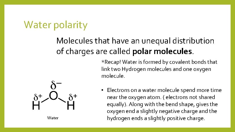 CHEMISTRY IN BIOLOGY Chapter 6 What is Chemistry