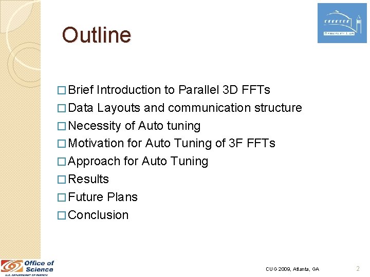 AutoTuning Distributed Memory 3 Dimensional Fast Fourier Transforms
