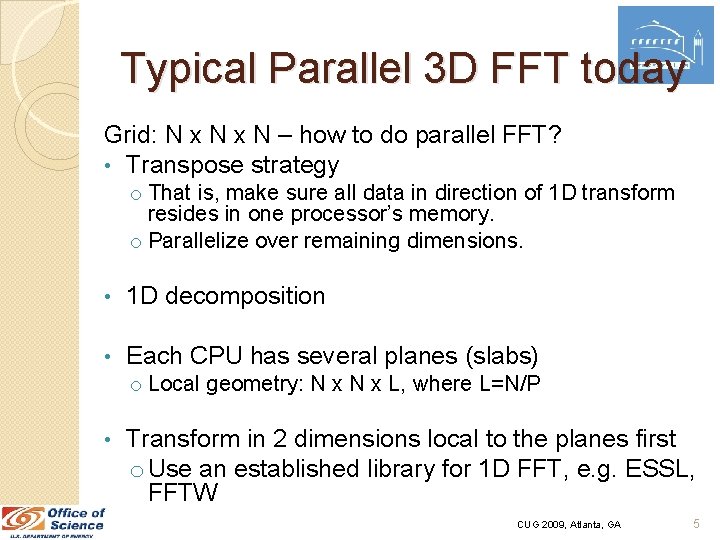 AutoTuning Distributed Memory 3 Dimensional Fast Fourier Transforms