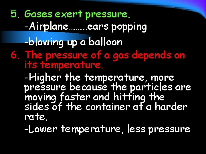 Chapter 14 Gases And Gas Laws Gas Behavior