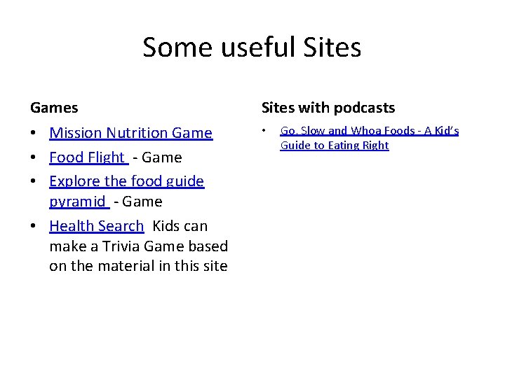 Healthy Eating Habits A Bank of Ideas and