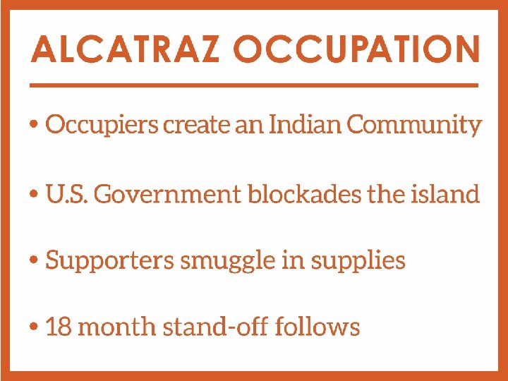 Learn More About THE OCCUPTATION OF ALCATRAZ STORY