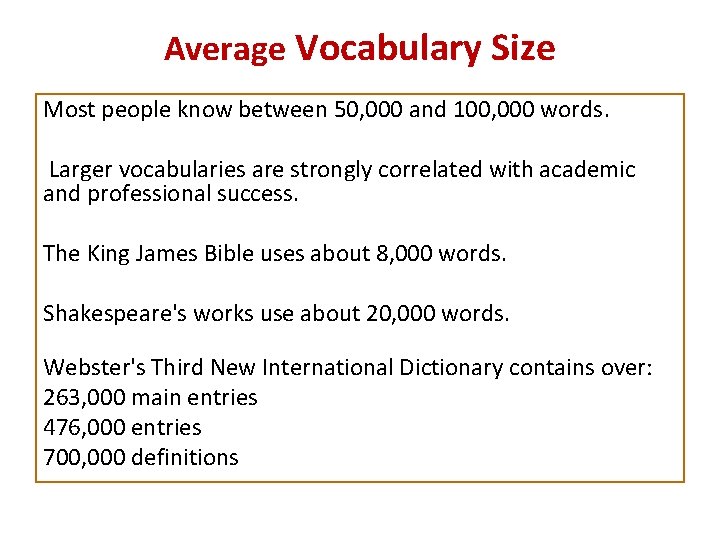 WELCOME TO WORKSHOP TEACHING AND LEARNING ENGLISH VOCABULARY