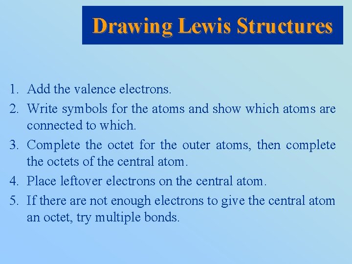 Lesson 3 3 Lewis Dot Diagrams J Venables