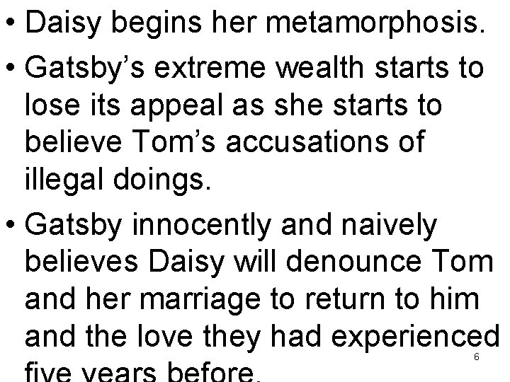 The GREAT GATSBY Ch 7 Analysis notes 1