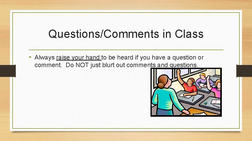 Ms Brodigans Classroom Rules and Routines 7 th