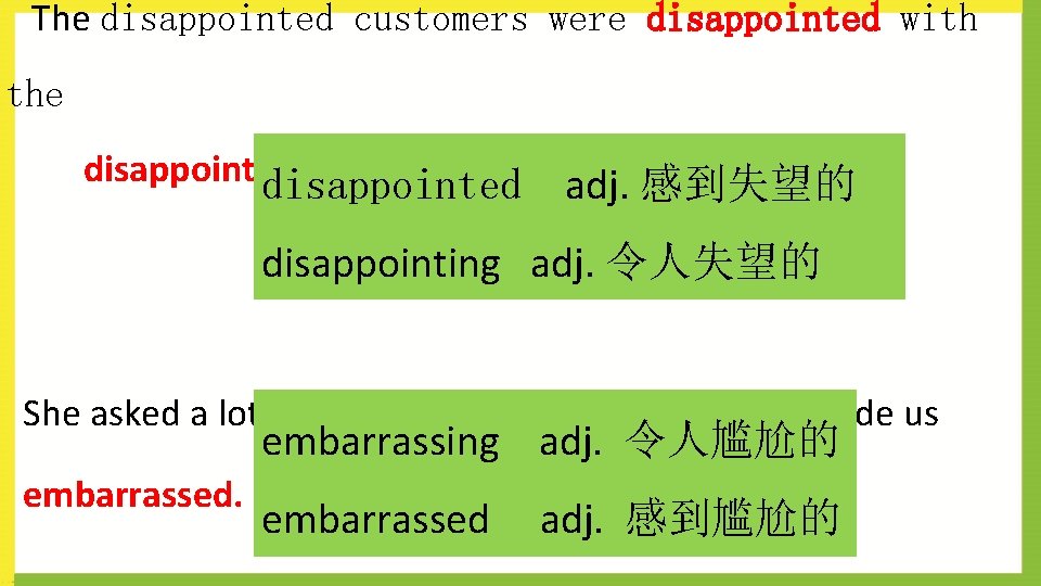 Module 6 unit 3 vocabulary Word transformation The