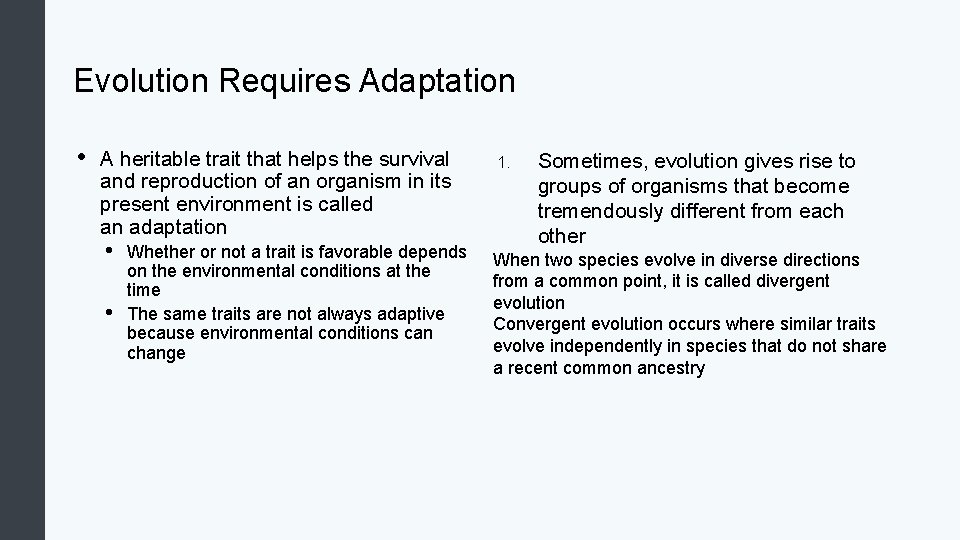 Biology I for NonMajors Module 12 Theory of