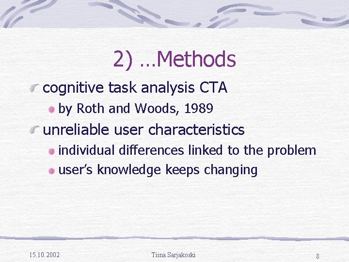 Steps to take before Intelligent User Interfaces become