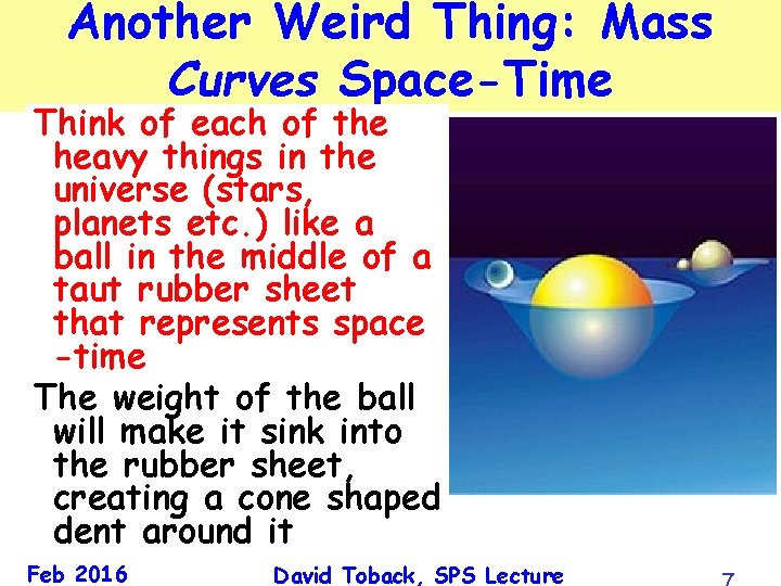 Society of Physics Students Lecture Einstein Black Holes