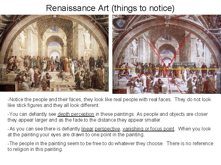 Renaissance Art vs Medieval Art Bell Ringer Tell