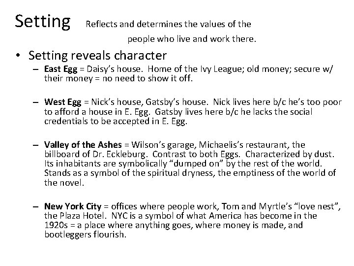 The Great Gatsby By F Scott Fitzgerald Intro