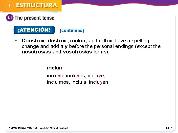 Regular ar er and ir verbs The present