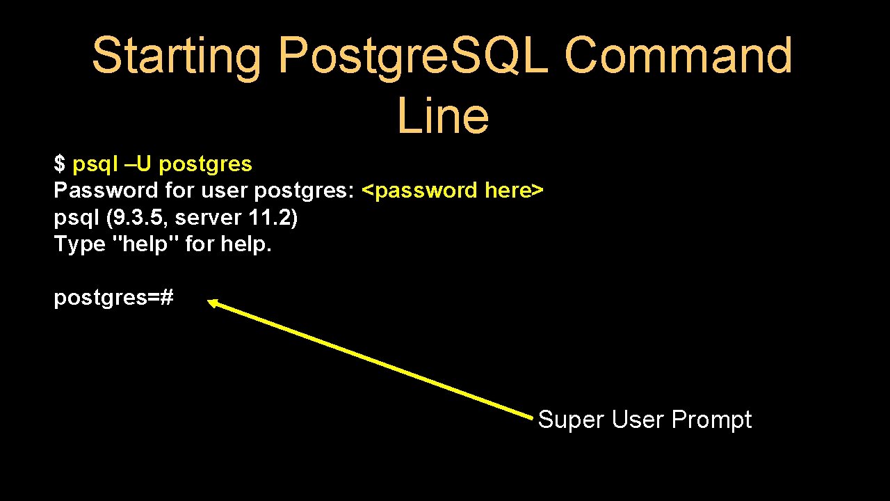 Relational Databases and Postgre SQL Charles Severance www