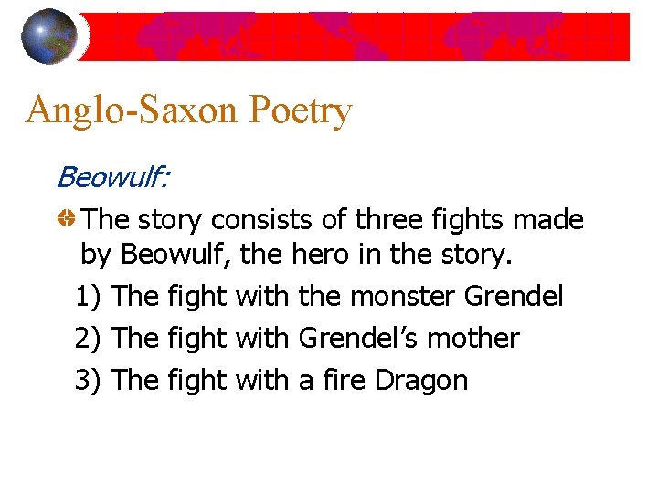 An Introduction to British Literature An Overall View