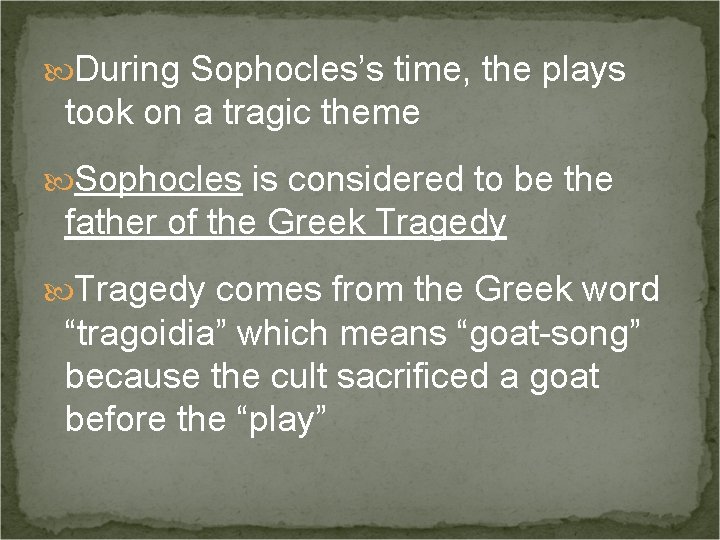 Introduction to Antigone a Greek play by Sophocles