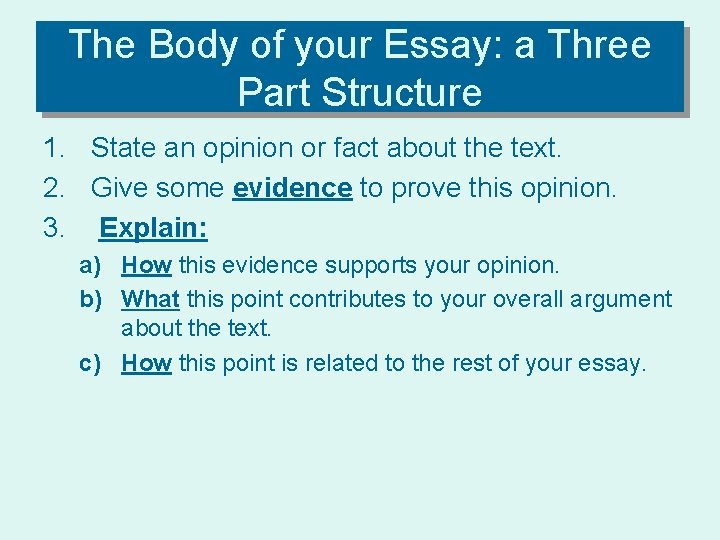 Essay Writing Some basic considerations What this lecture