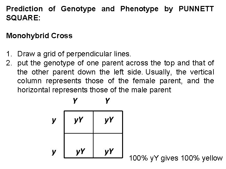 LAB 10 Genetics the Principles of Mendelian Genetics
