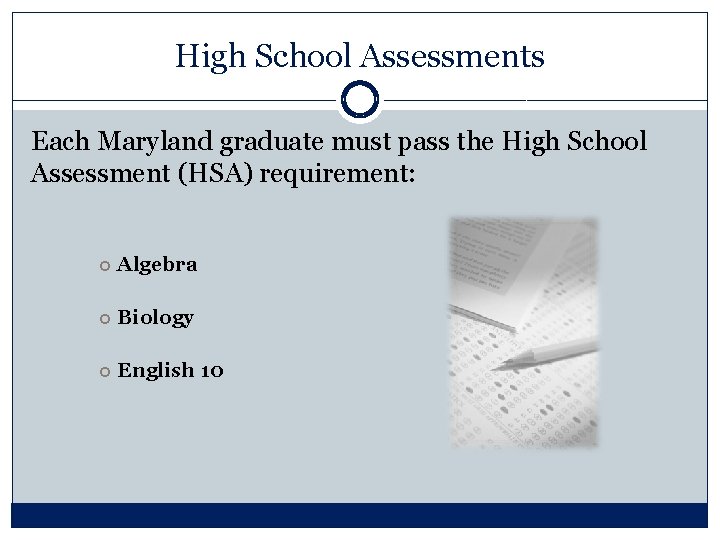 Planning for Graduation and Beyond Annapolis High School