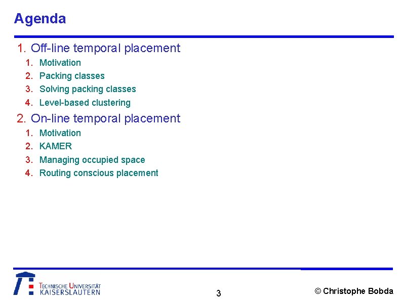 Reconfigurable Computing Dr Christophe Bobda CSCE Department University