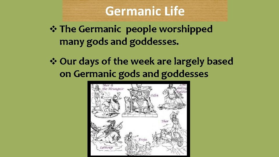 Student Notes Chapter 17 Notes on Germanic Tribes