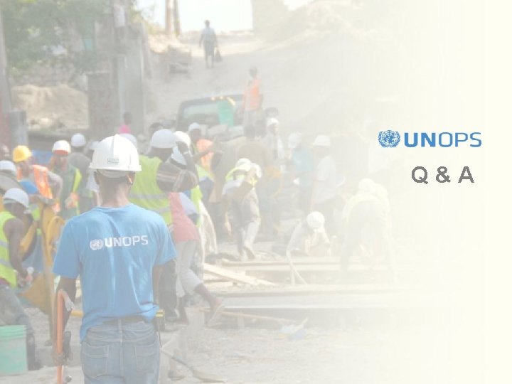 Bid Clarification Meeting RFP for Construction of UNOPS Bid Clarification Meeting RFP for Construction of UNOPS