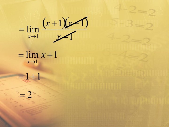 Calculating Limits Algebraically Calculus 12 SUBSTITION The limits