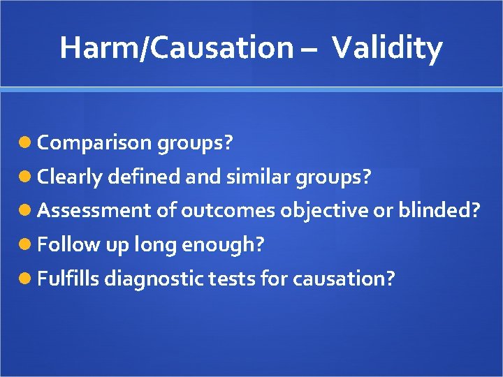 CAT 3 Harm Causation Maribeth Chitkara MD Rachel