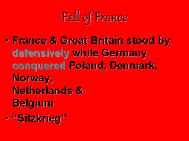 World War II The inevitable war Part I