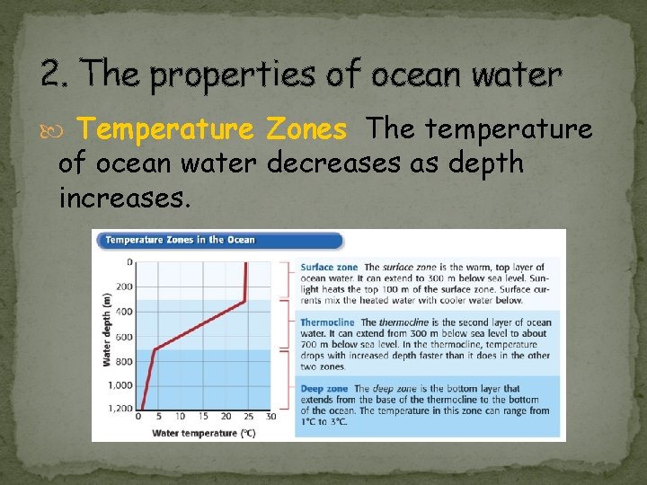 Earths Oceans Chapter 13 Section 1 Bellringer Why