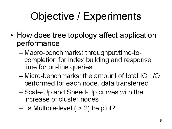 Implementing Scalable Treebased Algorithms Using Mrnet Ting Chen
