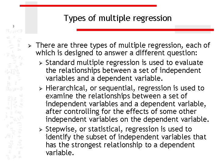 Multiple Regression Basic Relationships SW 388 R 7