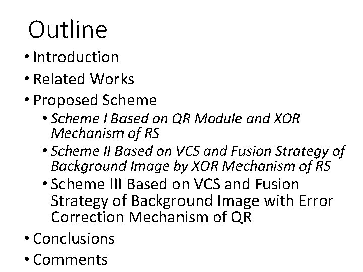 Multiple Schemes for Mobile Payment Authentication Using QR