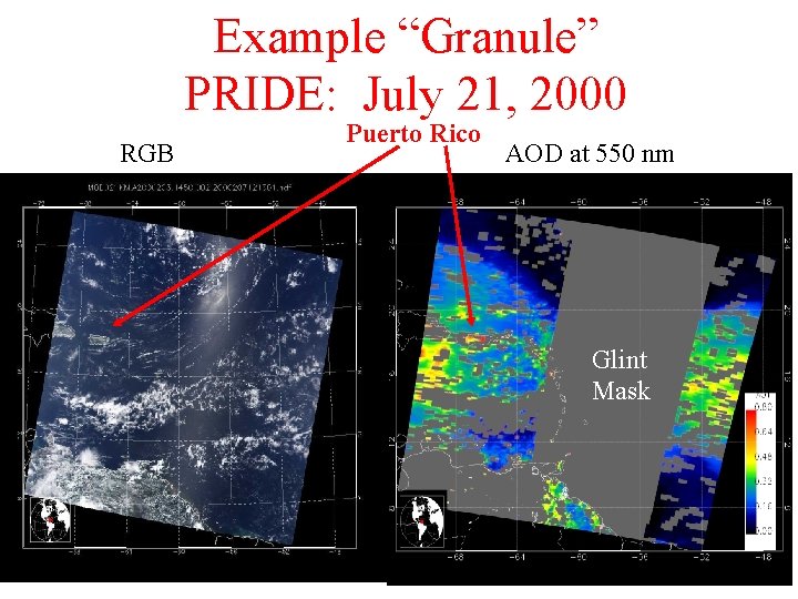 Global Remote Sensing of Aerosol using MODIS Algorithm