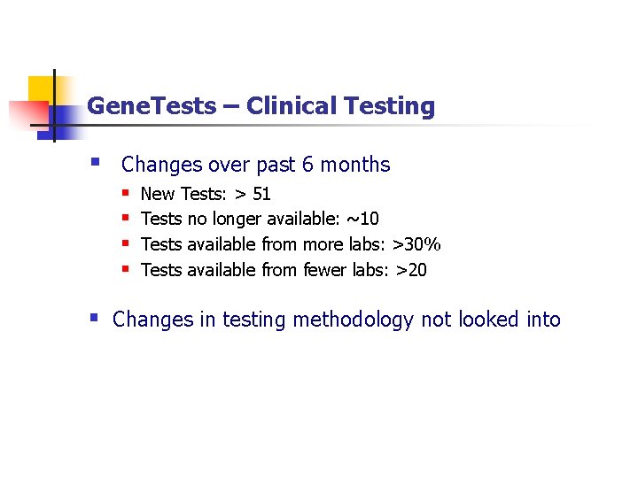 Overview of Laboratory Genetic Testing for Rare Diseases