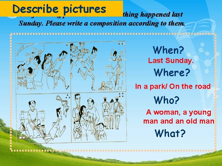 Picture Writing Huimin Middle School Mandy Describe pictures