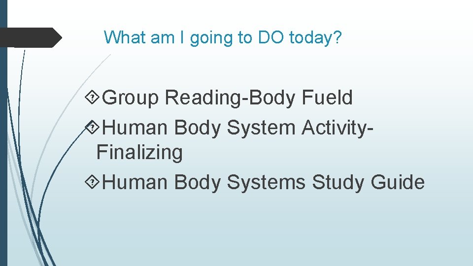 Human Body Systems Review Lets Review You are