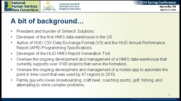 Rethinking the Homelessness Response Framework Presented by Matt