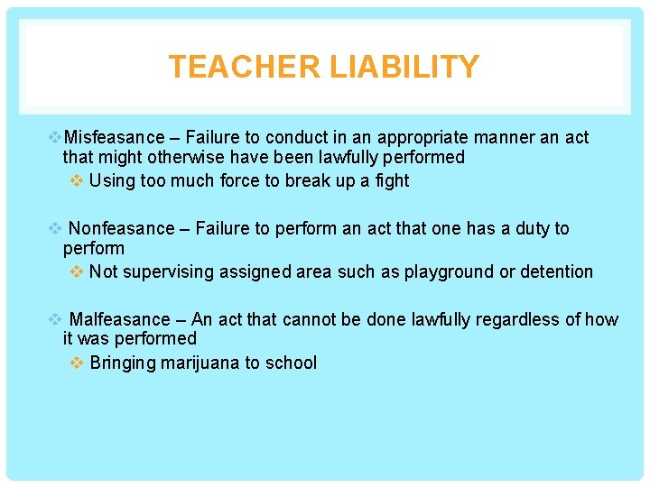 SCHOOL LAW AND ETHICS AMANDA BARON ANABEL GONZALEZ